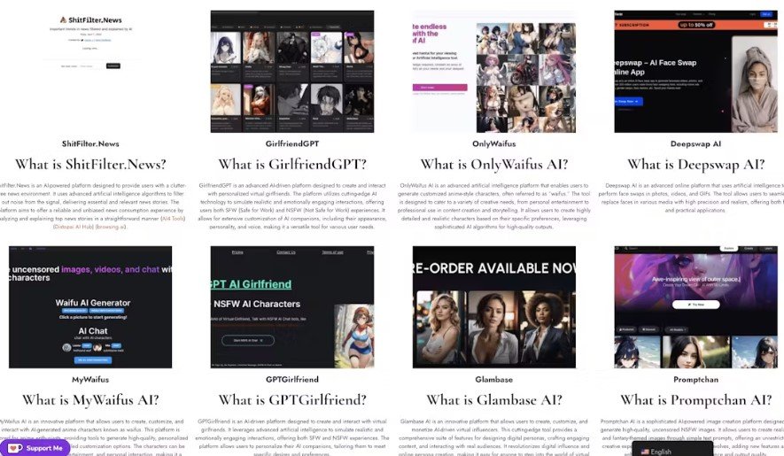 NSFW AI Directory - Find Your Perfect NSFW AI Tool Easily with NSFW AI Directory | Steemhunt